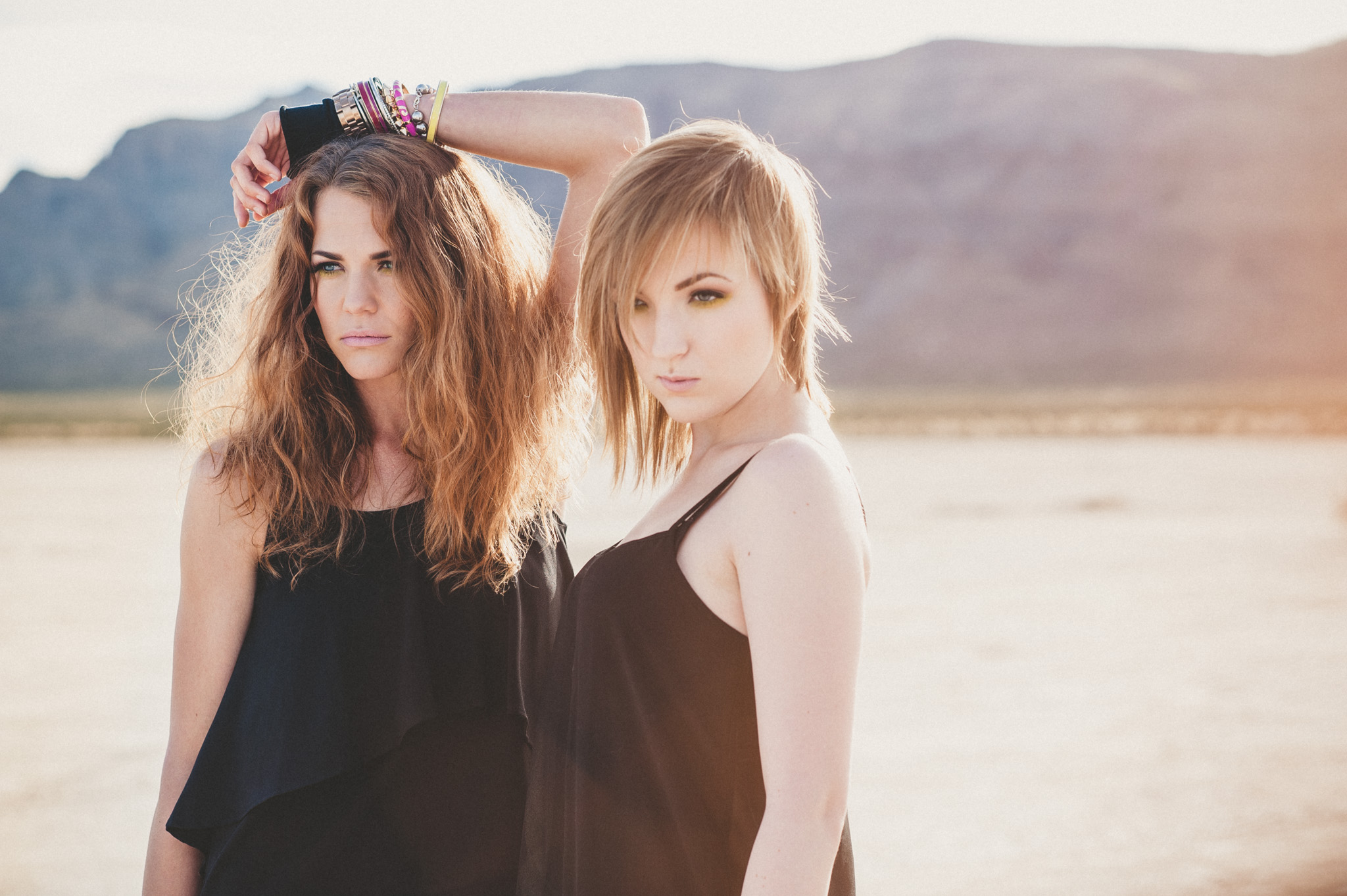 Morgan & Skye. A Nevada Salt Flats Editorial Shoot - Next to Me Studios